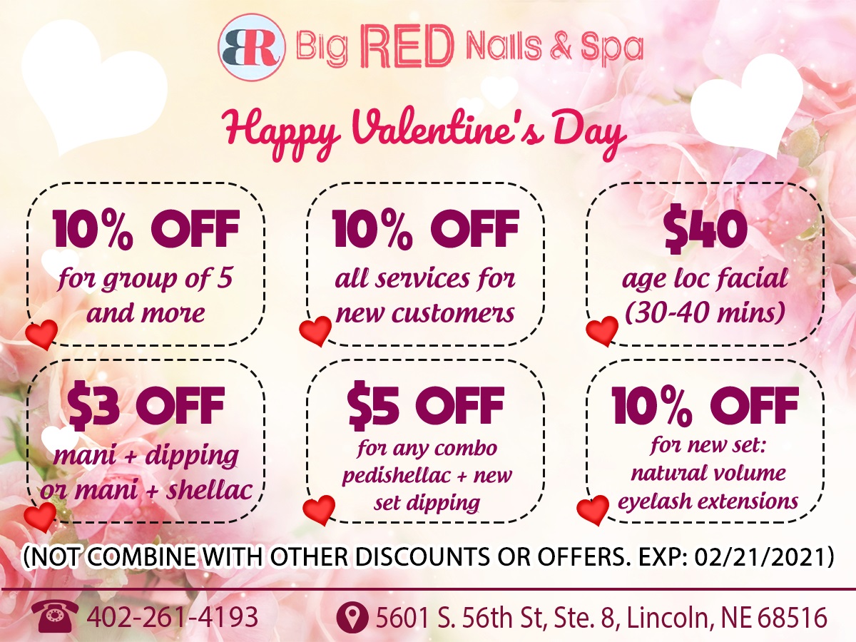 HAPPY VALENTINE'S DAY - Beauty Coupons Around You